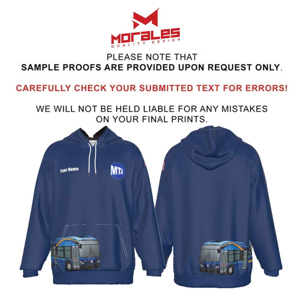 MTA Hoodie | Morales Quality Design