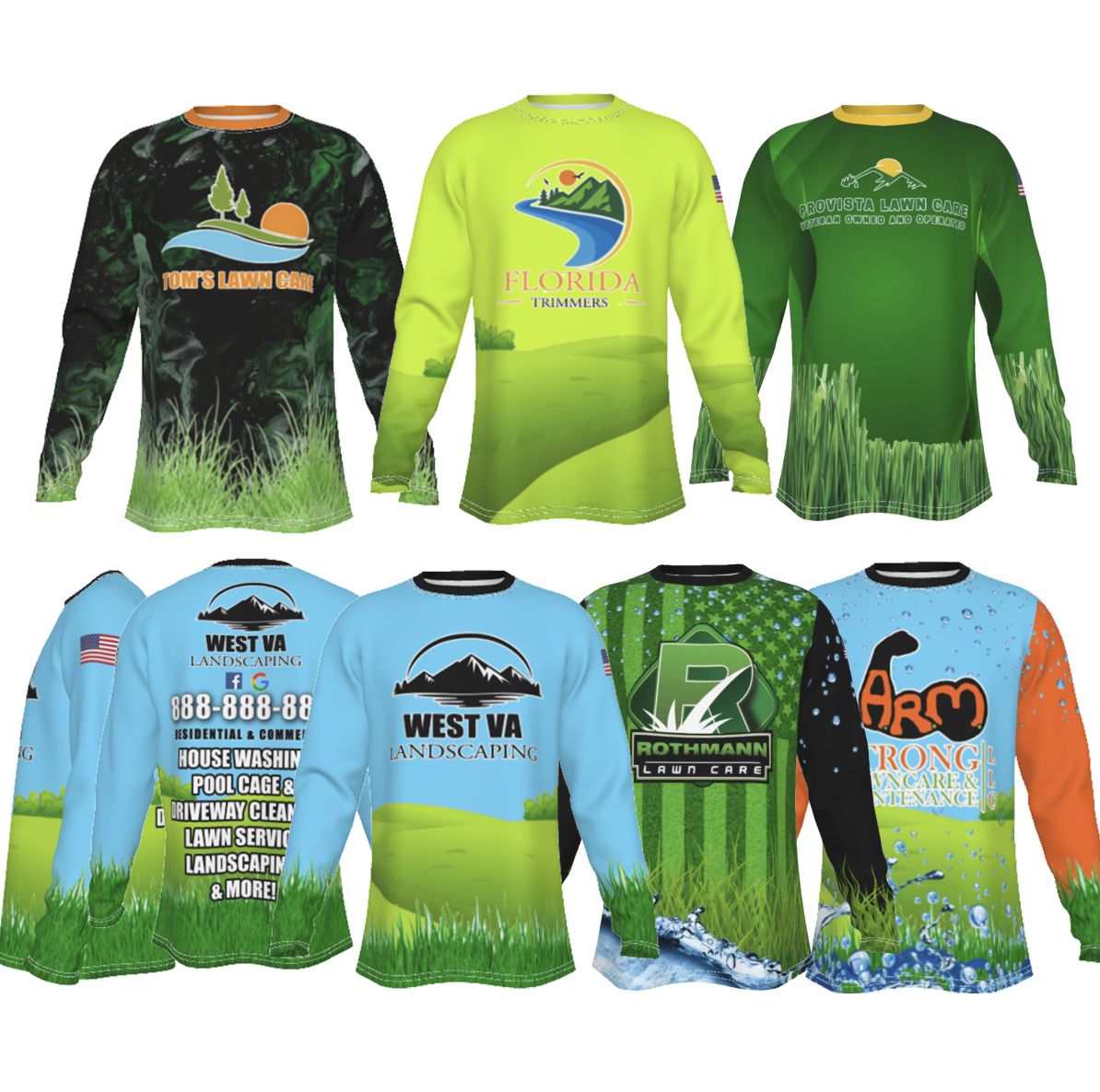 Landscaping/Lawncare long sleeve shirts | Morales Quality Design